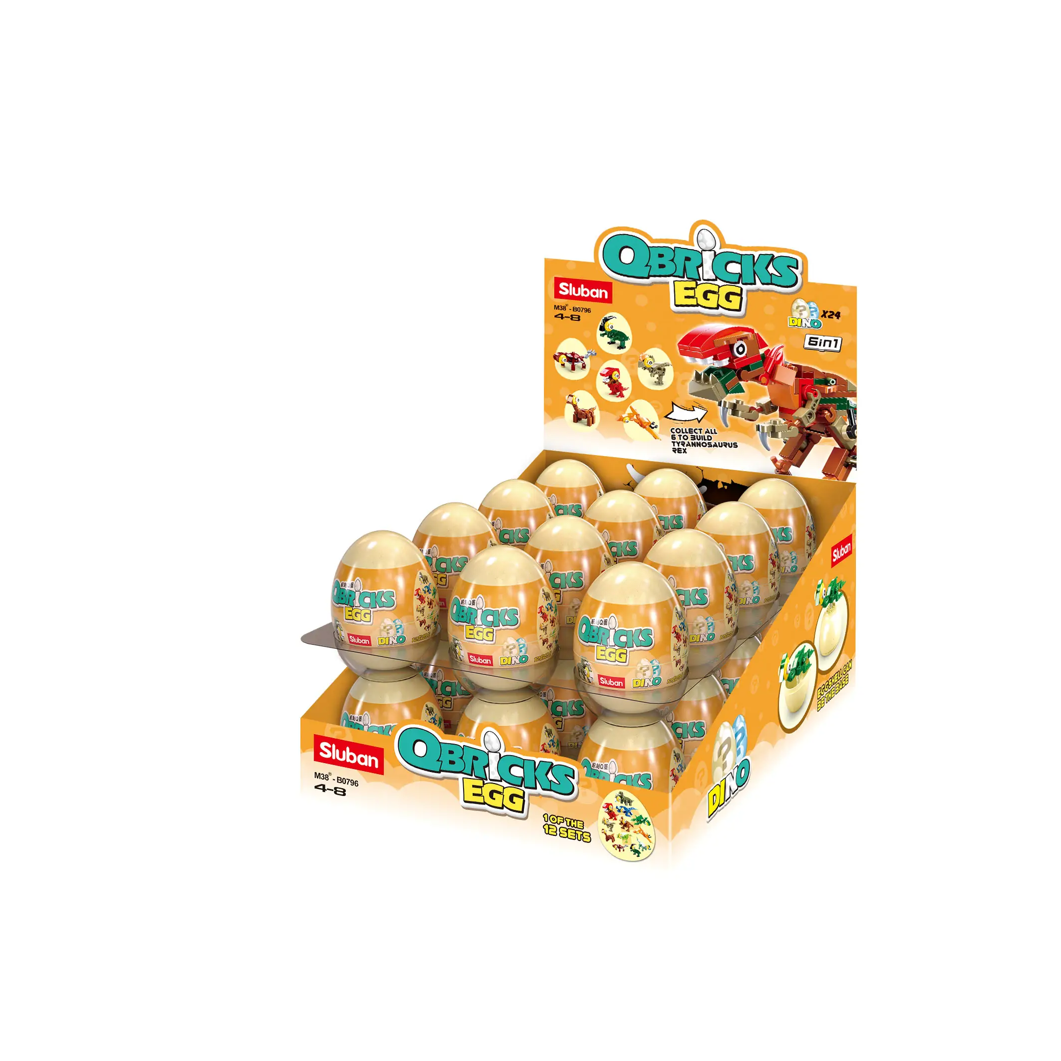 Sluban Dinosaurs Eggs • Set M38-B0796 • SetDB