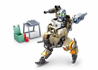 Sluban P.R. Mecha Red • Set M38-B1152 • SetDB