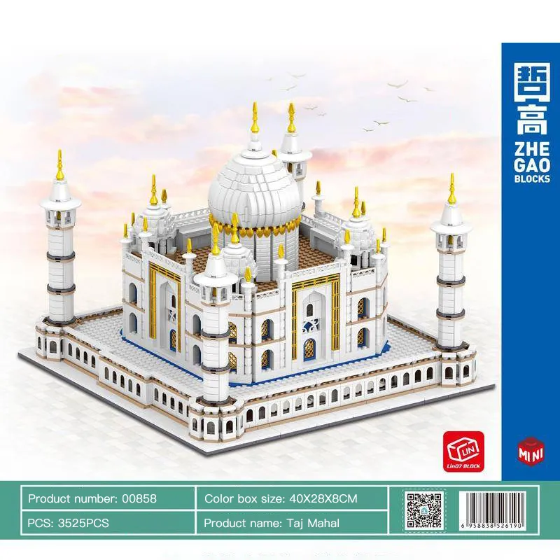 ZHEGAO The taj mahal • MINI BLOCKS • Set 00858 • SetDB