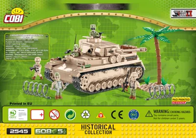 Cobi Panzer IV Ausf.G Limited Edition • Set 2545 • SetDB