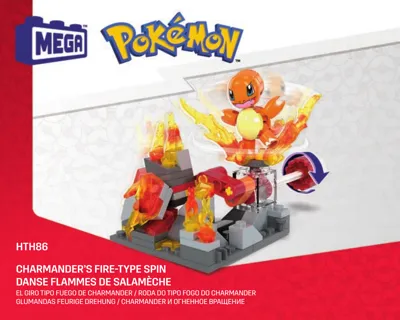 MEGA Construx Pokémon Charmander's Fire-Type Spin