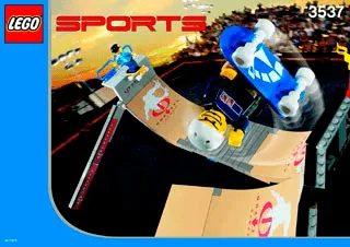 LEGO Sports Große Skateboard Half-Pipe • Set 3537 • SetDB