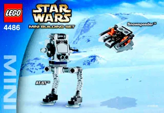 LEGO Star Wars AT-ST & Snowspeeder Mini • Set 4486