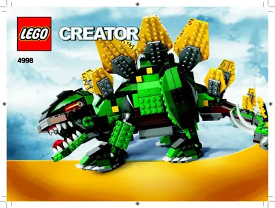 LEGO Creator Stegosaurus • Set 4998 • SetDB • Merlins Steine