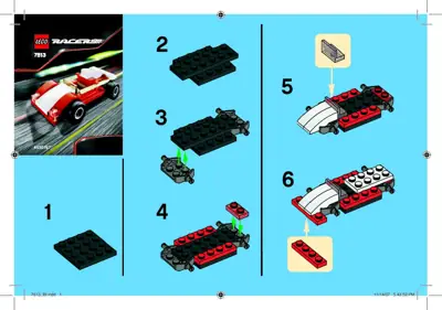 LEGO Racers Track Racer polybag • Set 7613 • SetDB