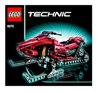 LEGO Technic Schneemobil • Set 8272 • SetDB • Merlins Steine