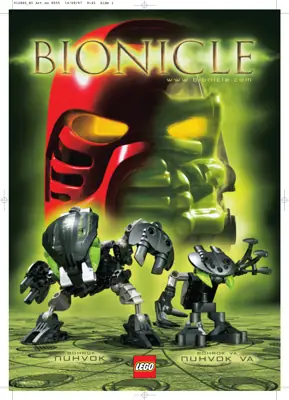 LEGO BIONICLE Nuhvok Va • Set 8555 • SetDB • Merlins Bricks