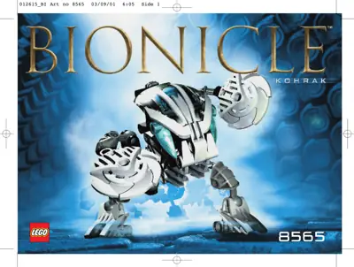 LEGO BIONICLE Kohrak • Set 8565 • SetDB • Merlins Bricks