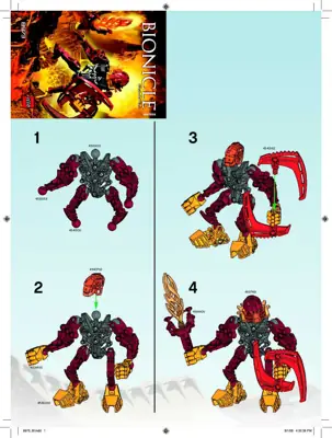 LEGO BIONICLE Raanu • Set 8973 • SetDB • Merlins Bricks