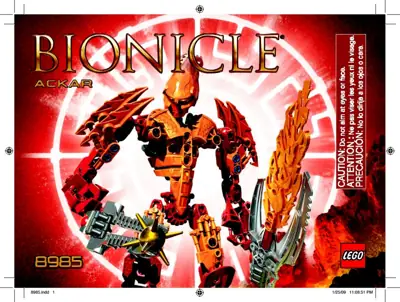 LEGO BIONICLE Ackar • Set 8985 • SetDB • Merlins Bricks