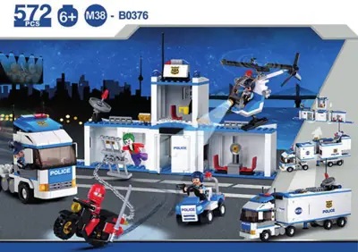 Sluban Police Mobile Controle Centre • Set M38-B0376 • SetDB