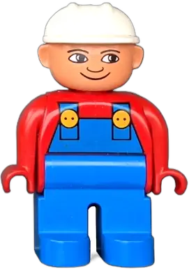 LEGO DUPLO Duplo Figure Male, Blue Legs • Minifig 4555pb199