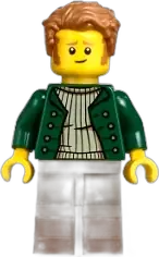 LEGO BrickLink Designer Program Vampire Castle Visitor Male, Dark Green ...