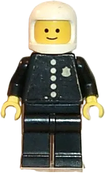 LEGO Torso Sticker 4 Buttons and Badge • Minifig cop023s