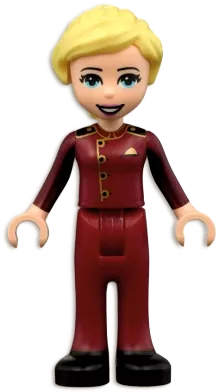 LEGO Friends Stephanie Dark Red Usher Uniform