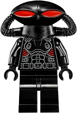 LEGO DC Black Manta Black Helmet • Minifig sh526 • SetDB