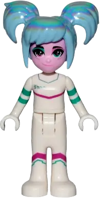 LEGO THE MOVIE 2 Sweet Mayhem Smile, Hair • Minifig tlm173